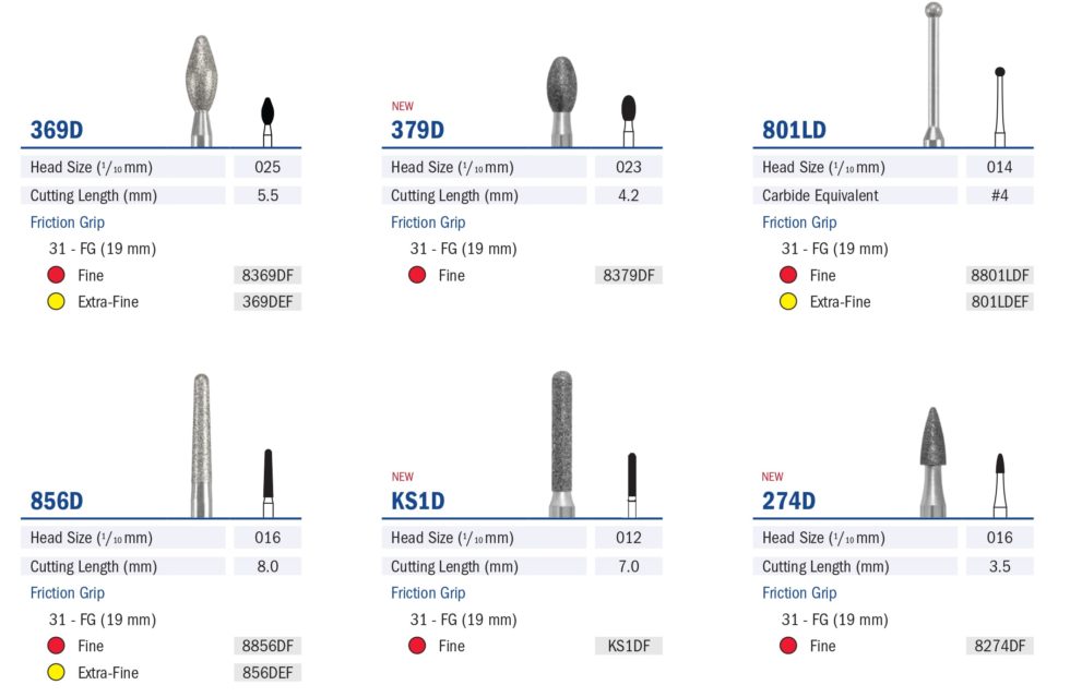 Dialite Diamond Burs - Dental Diamond Burs - Brasseler USA